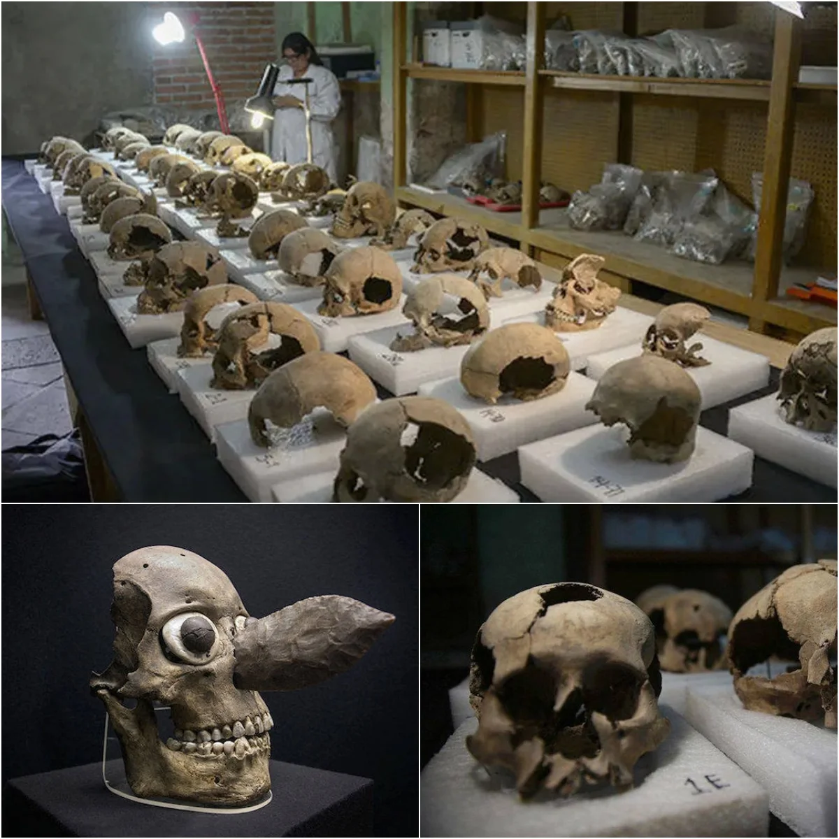 Archaeologists Unveil Shocking Rituals Behind the Tower of Skulls in ...