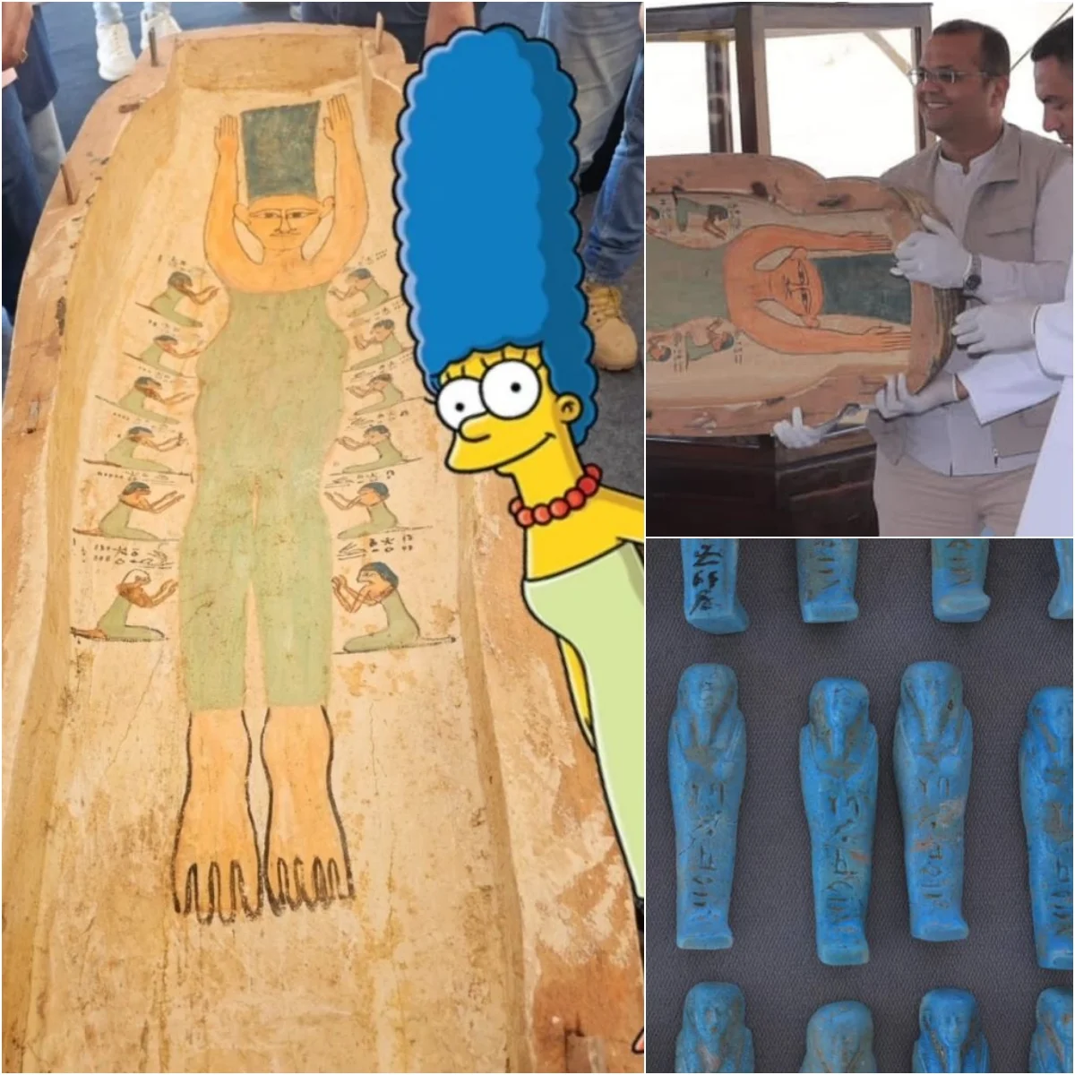 Ancient Egyptian Sarcophagus Reveals Mysterious Painting Resembling ...