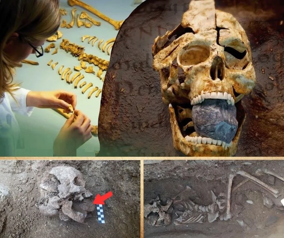 Deep underground, they unearthed the remains of a ‘vampire child ...