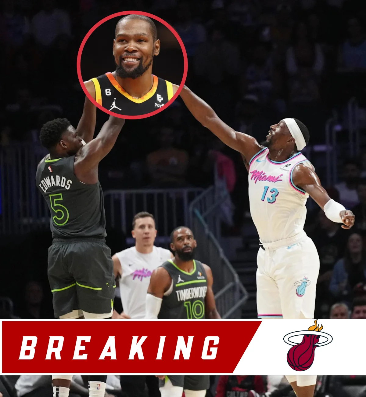 NBA Shocker! Timberwolves and Heat in SECRET Bidding War for Kevin Durant?