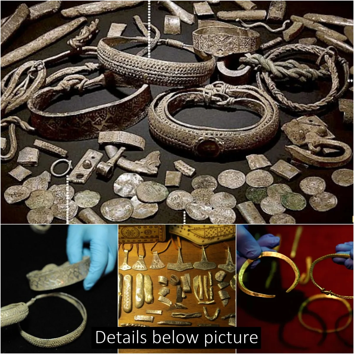 Using a metal detector to detect a lead metal box, a lucky man ...