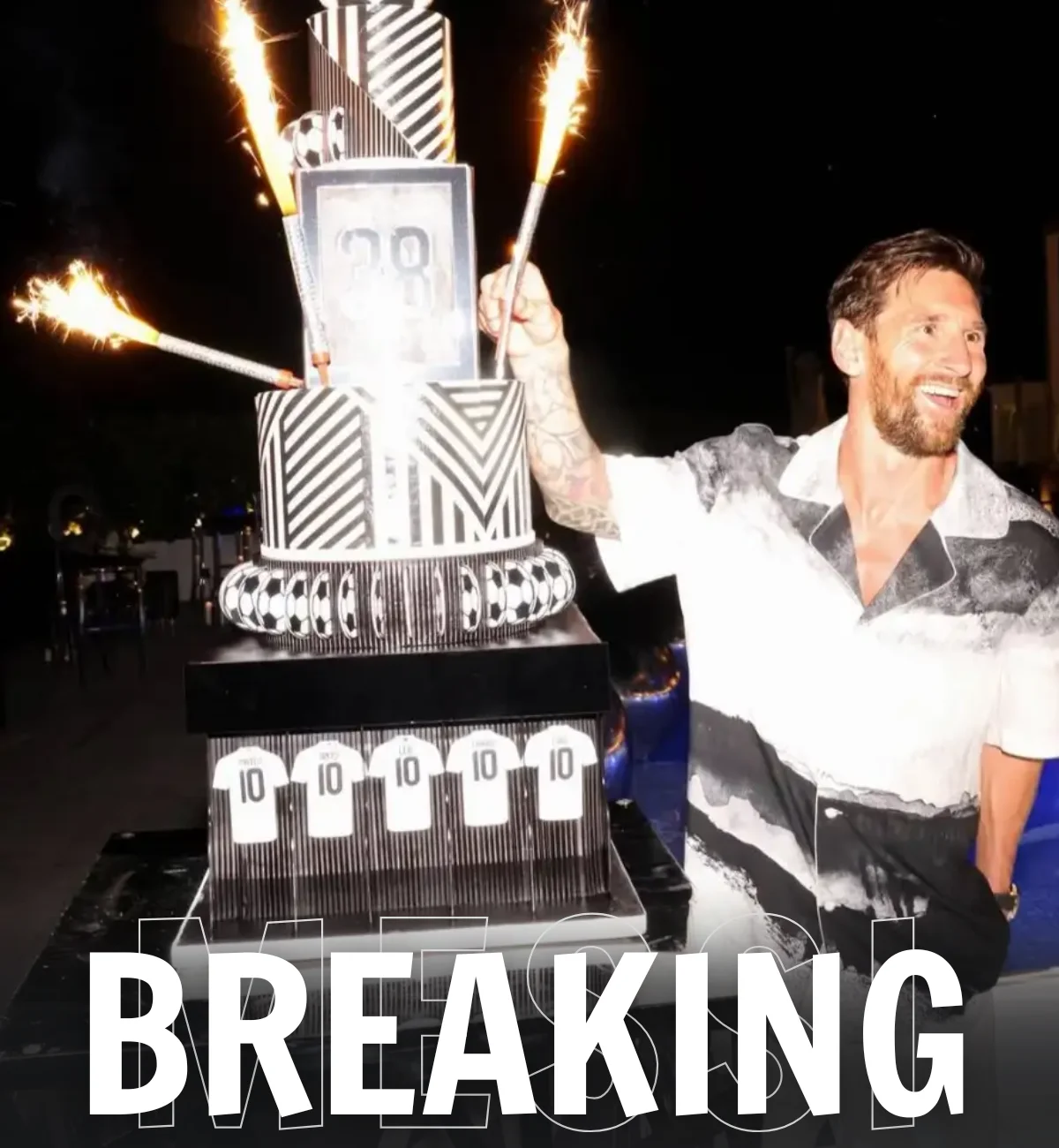 The secret behind Messi's giant birthday cake – Beckham and family ...