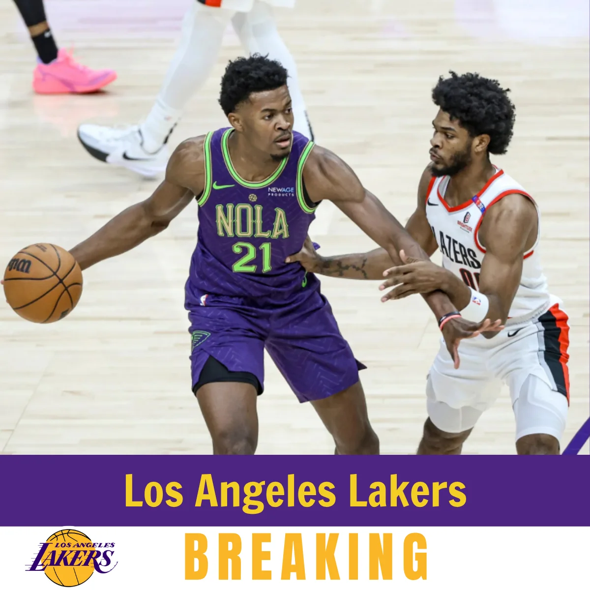 The Lakers are negotiating a blockbuster trade for the center position ...