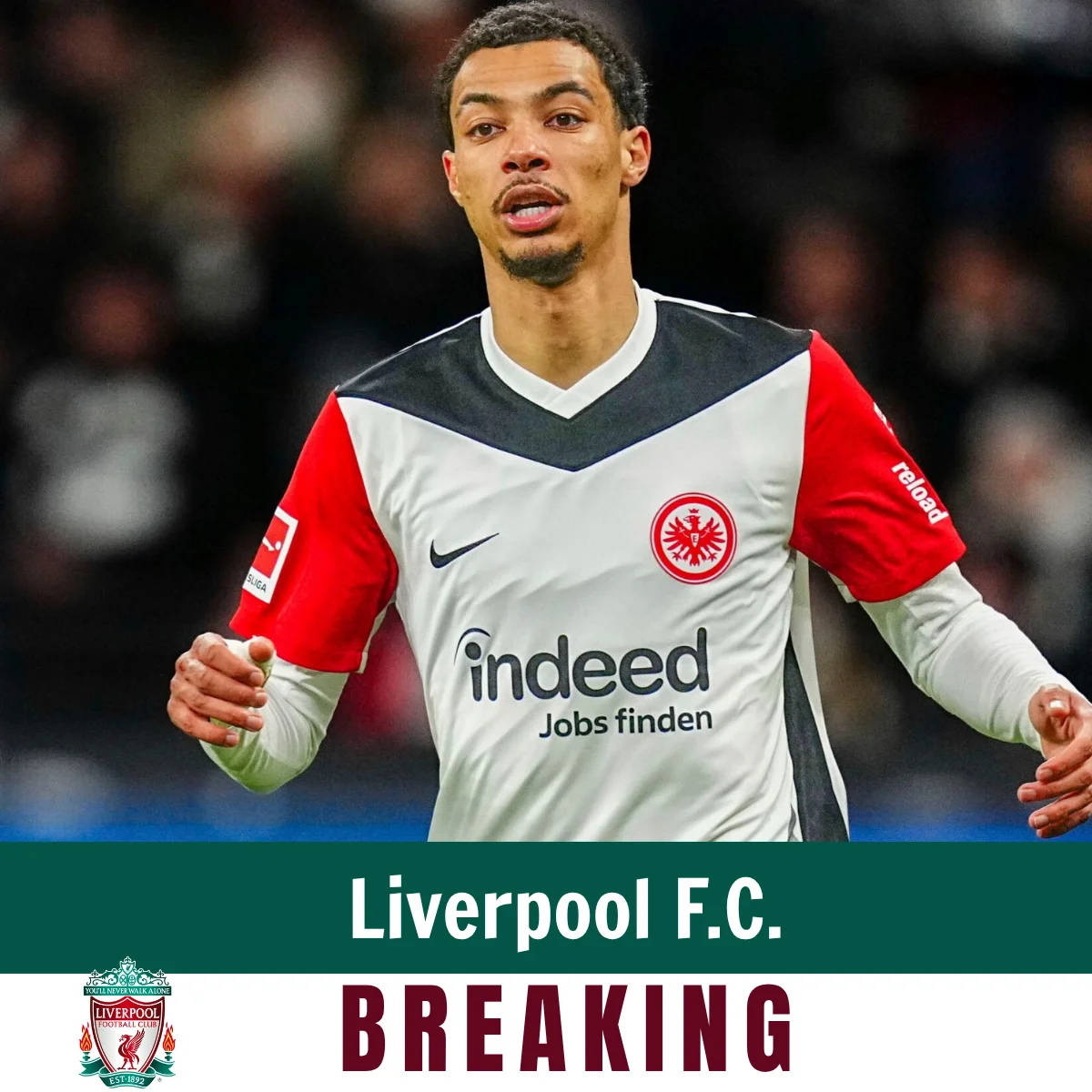 Shock: Liverpool officially signs striker from Eintracht Frankfurt for ...