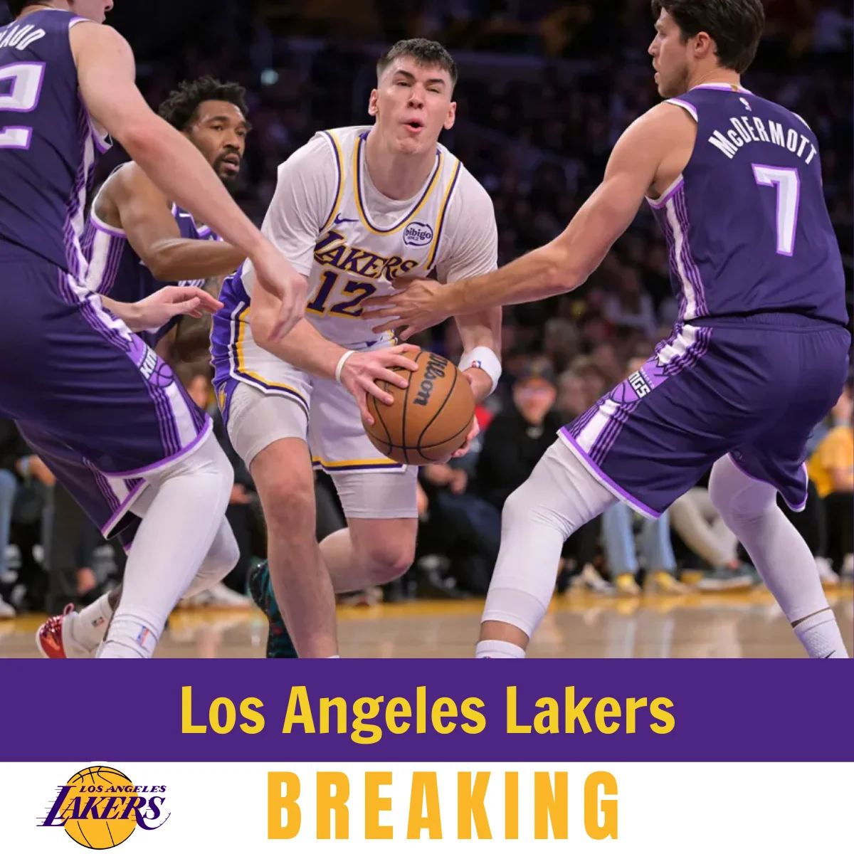 BOMBSHELL: Jake LaRavia’s 1-word answer for Lakers’ response after ...