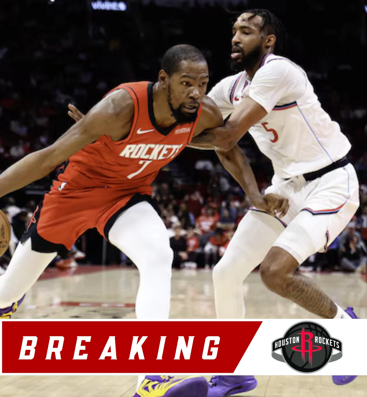 ROCKETS DROP A BOMBSHELL! The 37-Year-Old Sniper KD Joins LeBron James ...